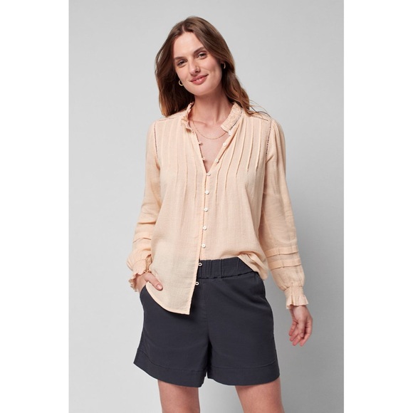 Faherty | Tops | Faherty Willa Top Vanilla Cream | Poshmark